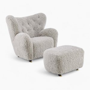 Tired Man Lounge Chair With Footstool | Sohnne®